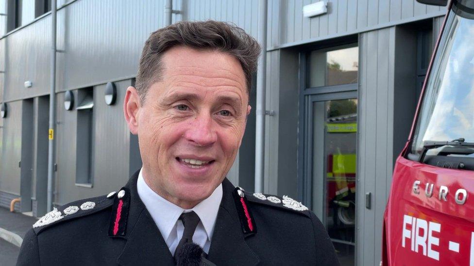 New fire station officially unveiled in Plymouth - BBC News