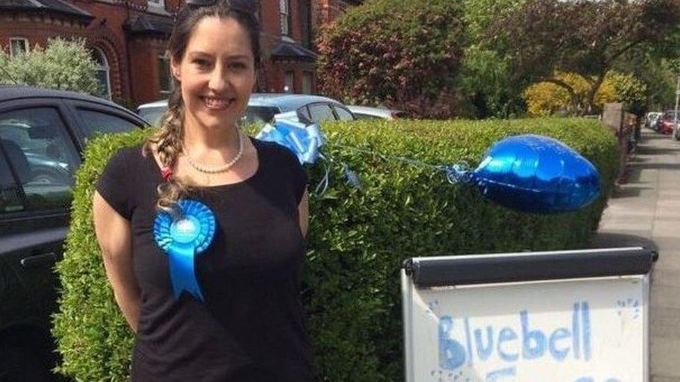 Brick hurled through Liverpool Tory candidate's window - BBC News