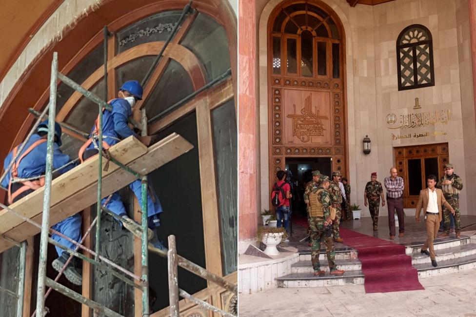 Basra Museum: How Saddam's palace was given to the people - BBC News