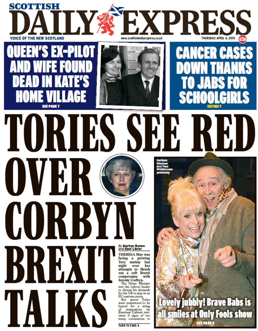 Scotland's papers: May's Brexit 'trap' and missing girl search - BBC News