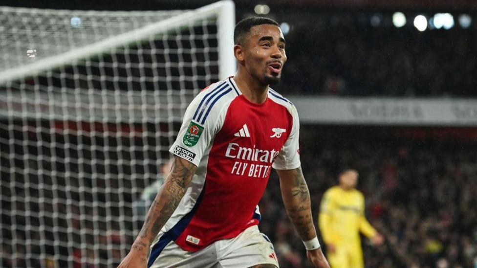 Arsenal 3-2 Crystal Palace: Gabriel Jesus hat-trick sends Gunners into ...