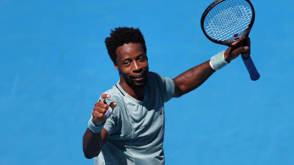 Gael Monfils becomes oldest ATP Tour champion with Auckland win - BBC Sport