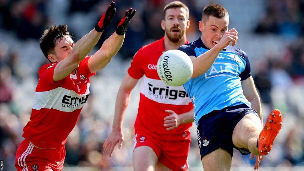 Dublin 4-6 Derry 0-11: Dubs cut loose in second half to win Division ...