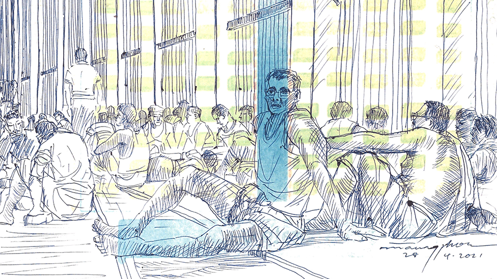 Myanmar Insein: A rare glimpse inside a barbaric prison - BBC News