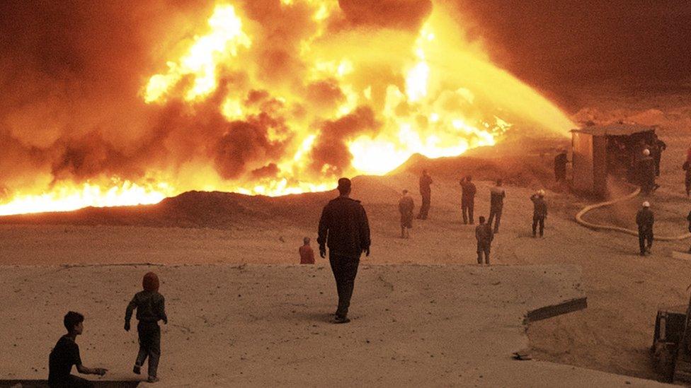 Desert on fire - BBC News