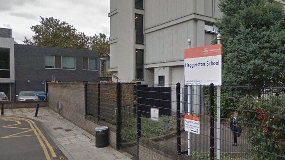 Mother believes tiles at Haggerston Girls' School caused cancer - BBC News