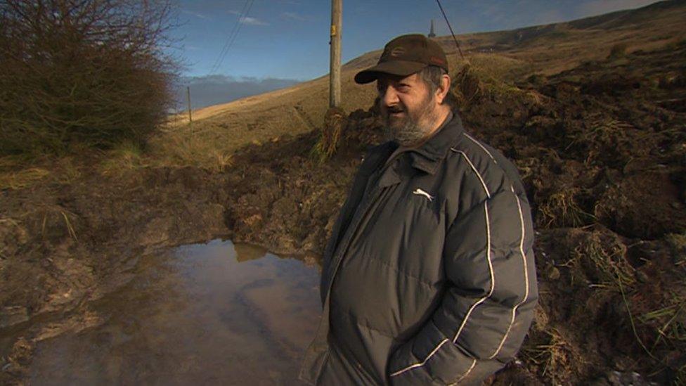 Landslide-hit Todmorden family unable to return home - BBC News