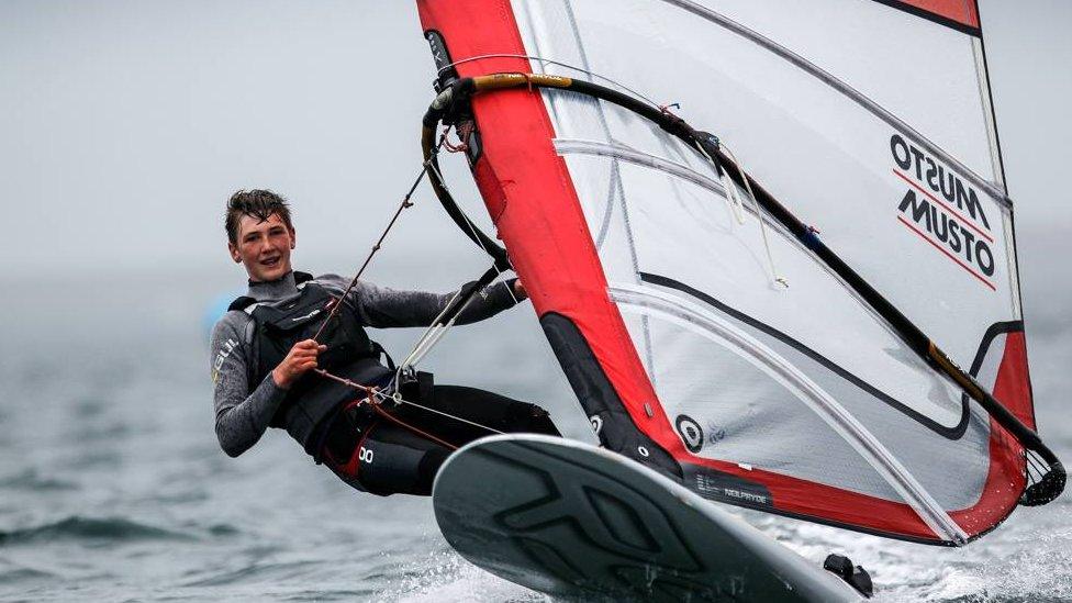Aviemore windsurfer competing at Youth Olympics - BBC News