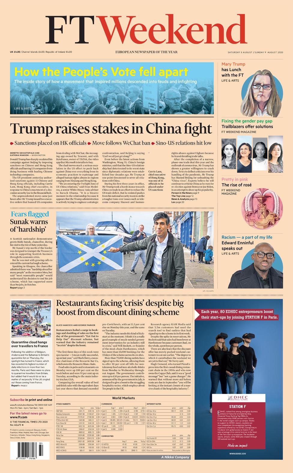 Newspaper headlines: Brits pack beaches as travellers 'kept in dark ...