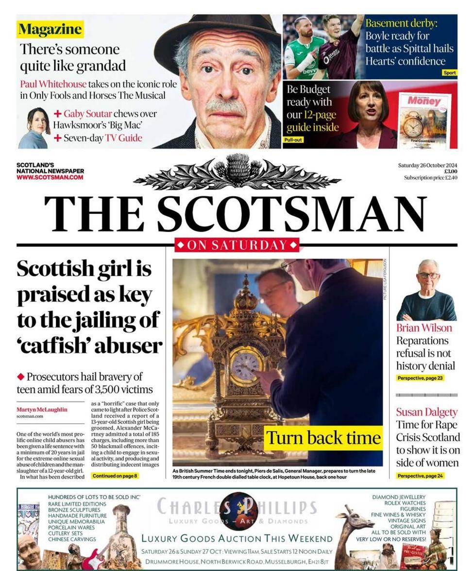 Scotland's papers: Greens to 'take down' SNP Budget and 'catfish ...
