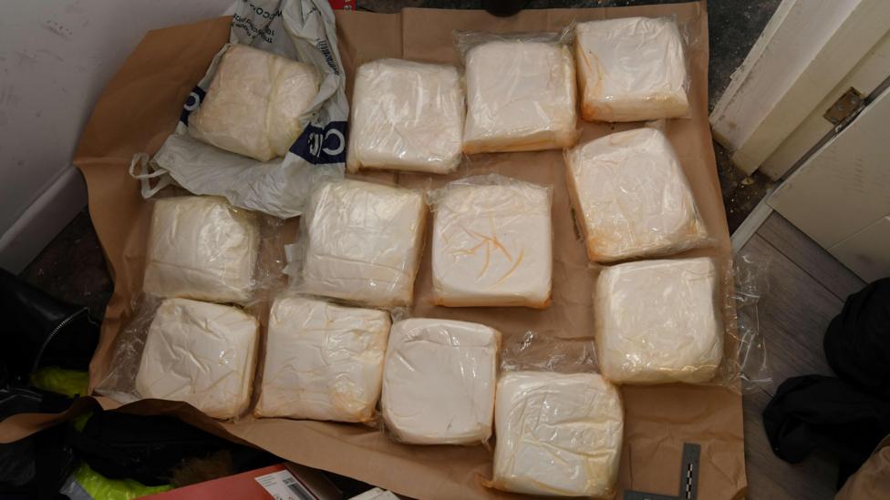 Salford drugs gang boss who organised shooting from Spain jailed - BBC News