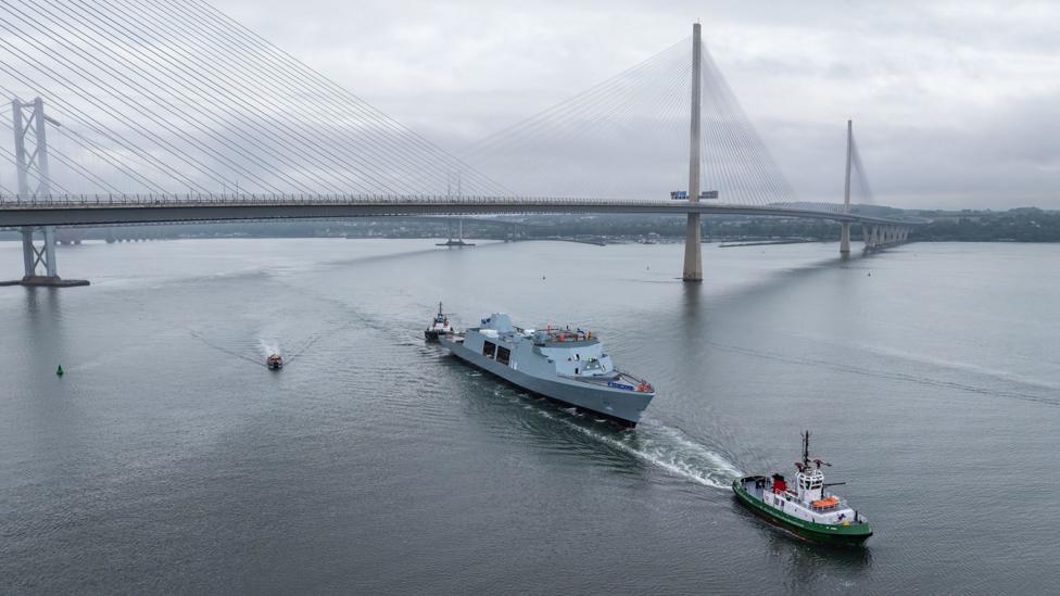 Boom time for Scottish shipbuilding - thanks to Putin - BBC News