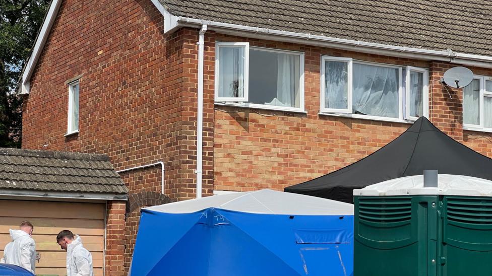 Chemicals cleared from scene of fatal house fire in Sandhurst - BBC News
