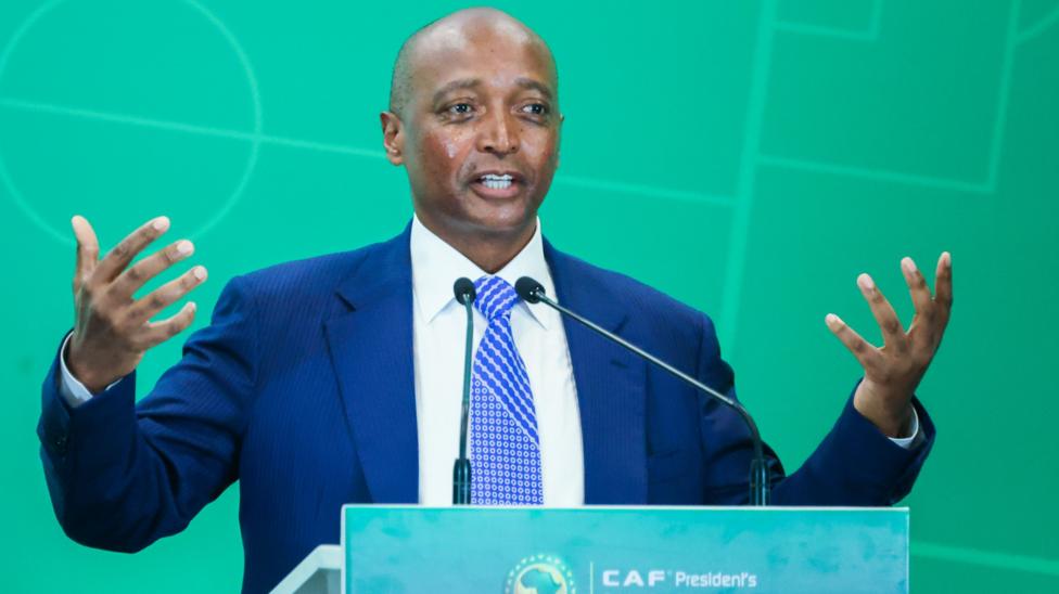 South Africa's Motsepe is re-elected unopposed as Caf president - BBC Sport