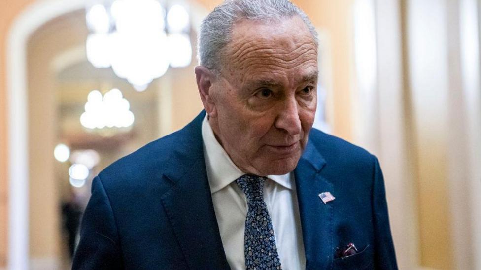 Senate top Democrat Chuck Schumer says he is not stepping down - BBC News