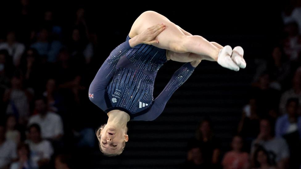 Paris 2024: Bryony Page wins Team GB's first-ever trampoline gold - BBC ...
