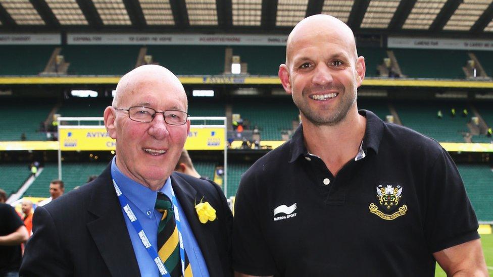 Northampton Saints' Barwell Stand officially opened - BBC News