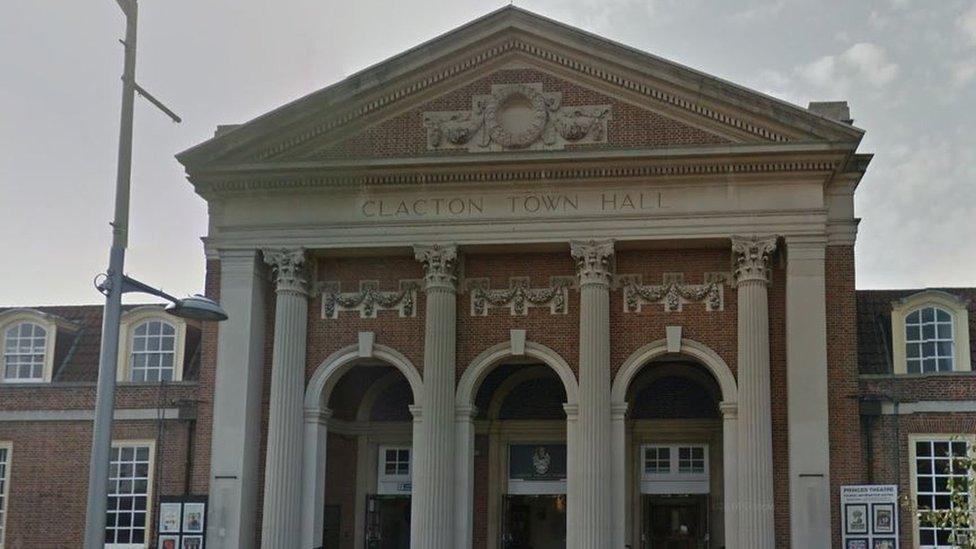 Intruder 'defecated on Clacton Town Hall floor' - BBC News