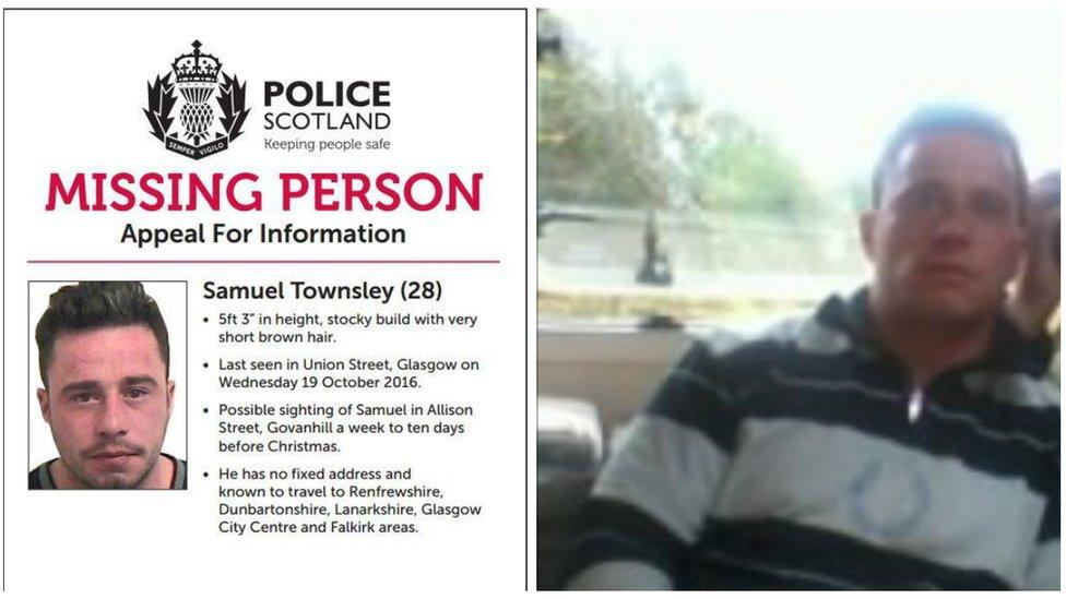 Emotional appeal for missing man Samuel Townsley - BBC News