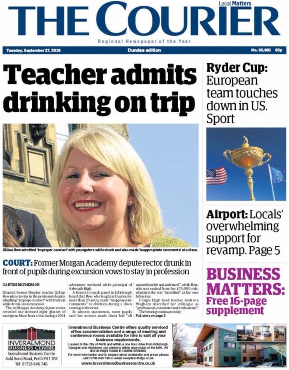 Scotland's papers: Labour warning and police 'crisis' - BBC News