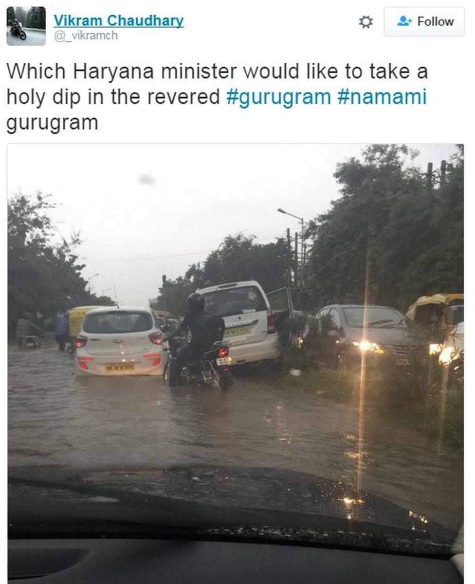 India traffic chaos sparks Twitter humour from bored commuters - BBC News