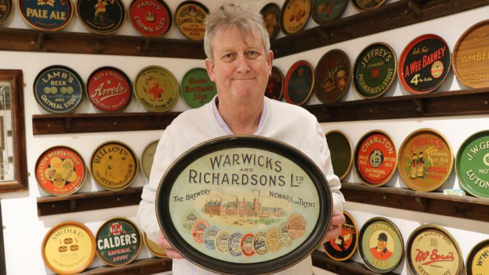 Tray bien! Man 'preserving history' with 1,500-strong collection - BBC News