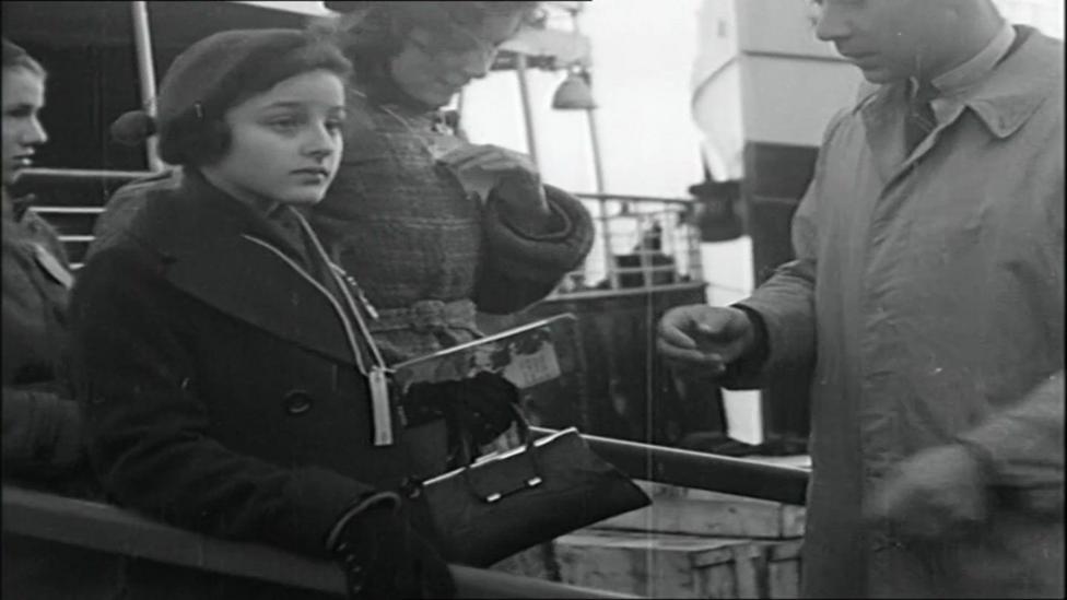 Woman who lost father in Holocaust 'will always remember goodbye' - BBC ...