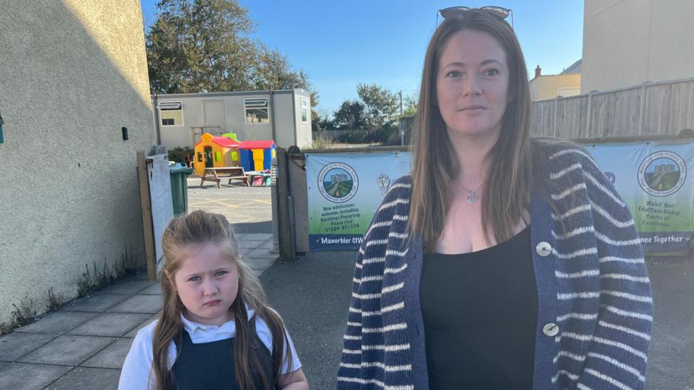 Manorbier pupils educated in village hall three years after fire - BBC News