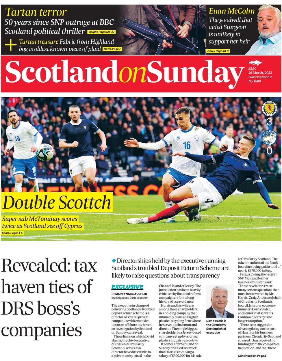 Scotland's papers: 'End of an era' for Scotland and SNP finances - BBC News