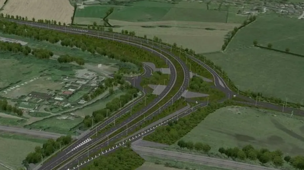 Work to improve A38 in Derbyshire approved by government - BBC News