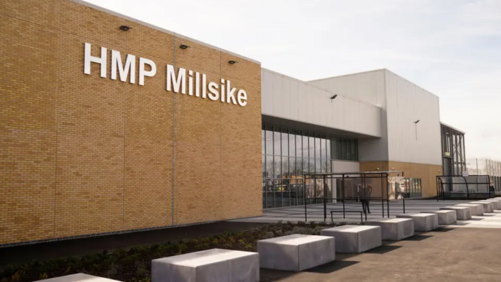 Flushed T-shirts and shoes block HMP Millsike sewage system - BBC News
