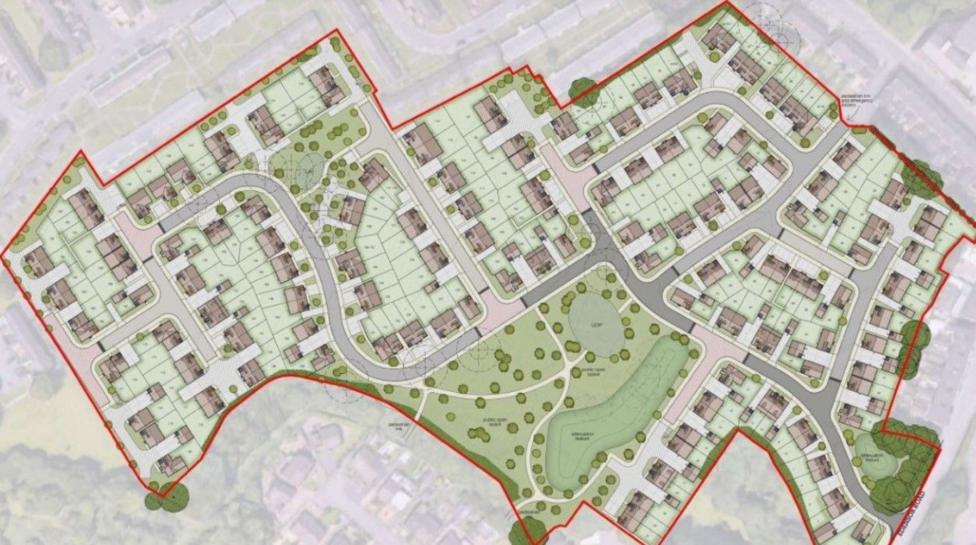 Stoke-on-Trent canalside plan for 141 homes submitted - BBC News