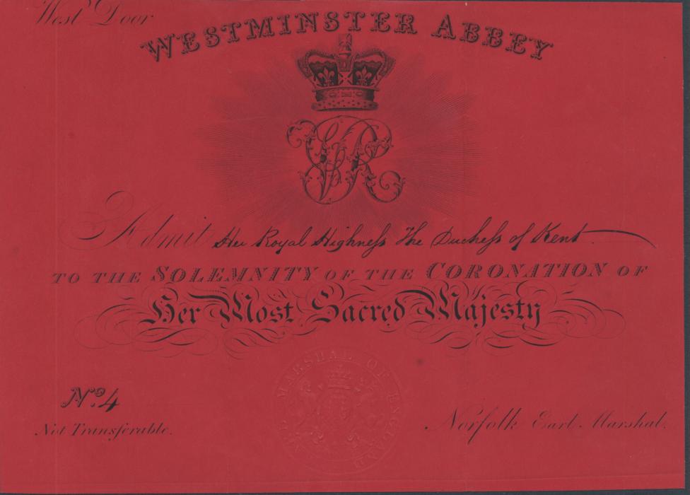 Coronation invitations through the ages - BBC News