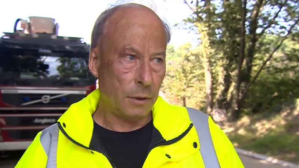 Fire crews tackle Polegate waste facility blaze - BBC News