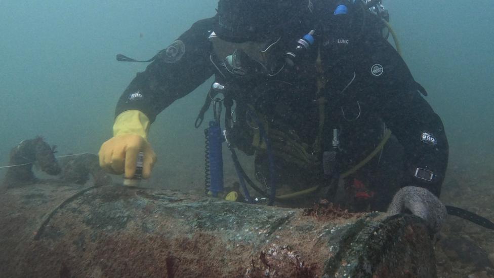 Scientists begin exploring £16 billion treasure-filled shipwreck - BBC ...