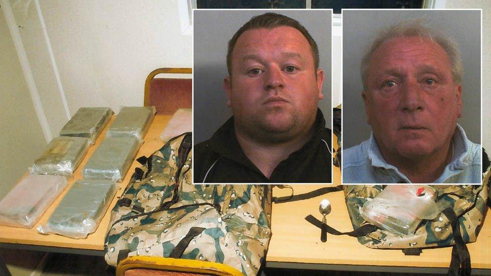 Blaenau Gwent pair jailed over £1.2m cocaine seizure - BBC News