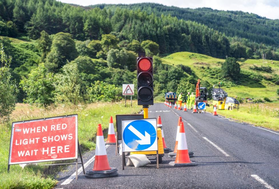 Why are there more roadworks in Scotland than ever before? - BBC News