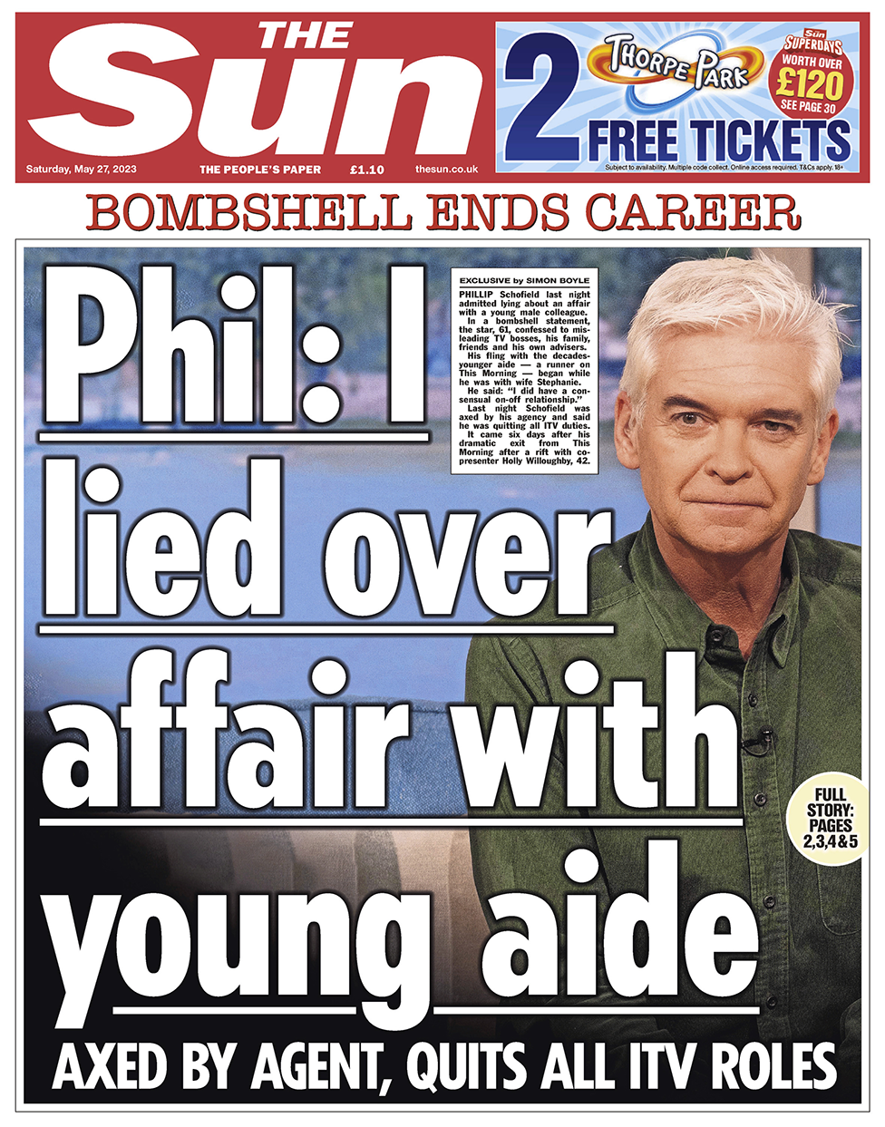 'Phil affair storm' and 'holiday plans in chaos' - BBC News