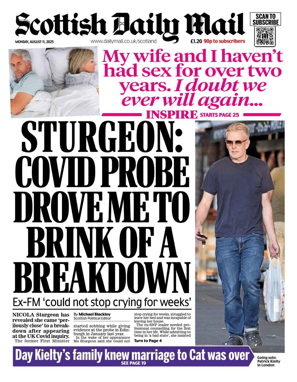 Scotland's papers: Sturgeon's gender law 'regret' and needle bin anger ...
