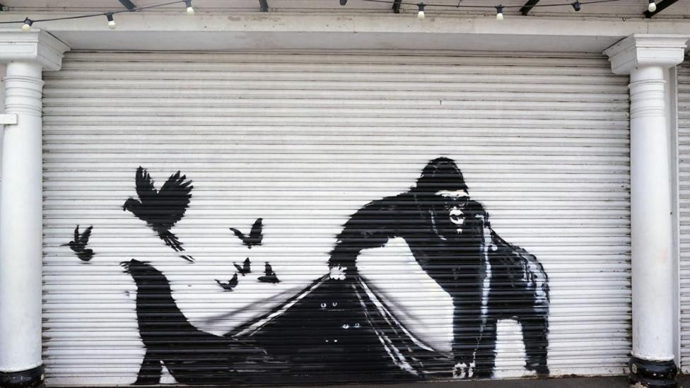 Banksy in London: Nine days of works but what do they mean? - BBC News