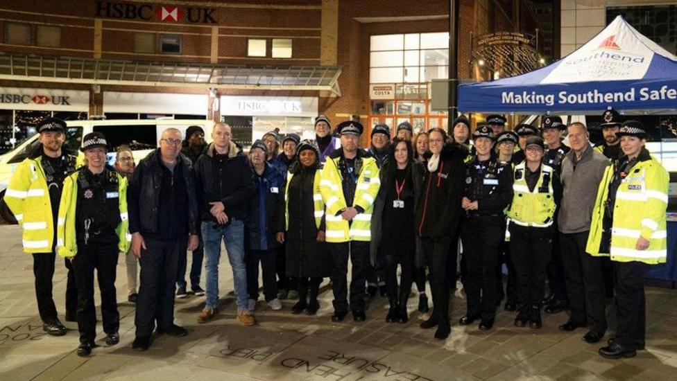 Southend safe space with Essex Police used '1,000 times a night' - BBC News