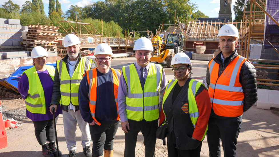 Residents move into first new homes on Wolverhampton estate - BBC News