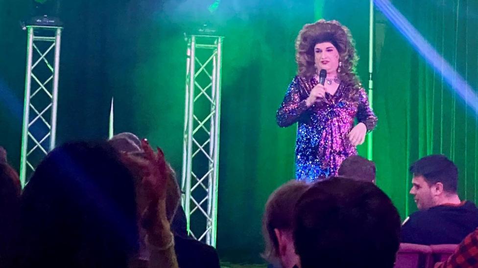 Drag queen and head of Chester Pride retires after 21 years - BBC News