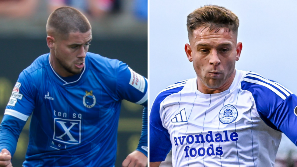 Glentoran: Ben Gallagher and Jack Malone move to the Oval - BBC Sport