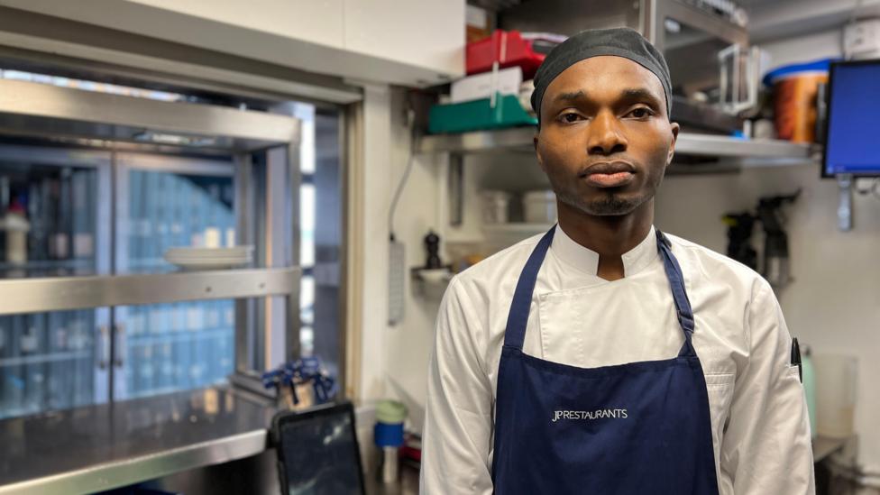 Jersey apprenticeship helps former kitchen porter chase dreams - BBC News