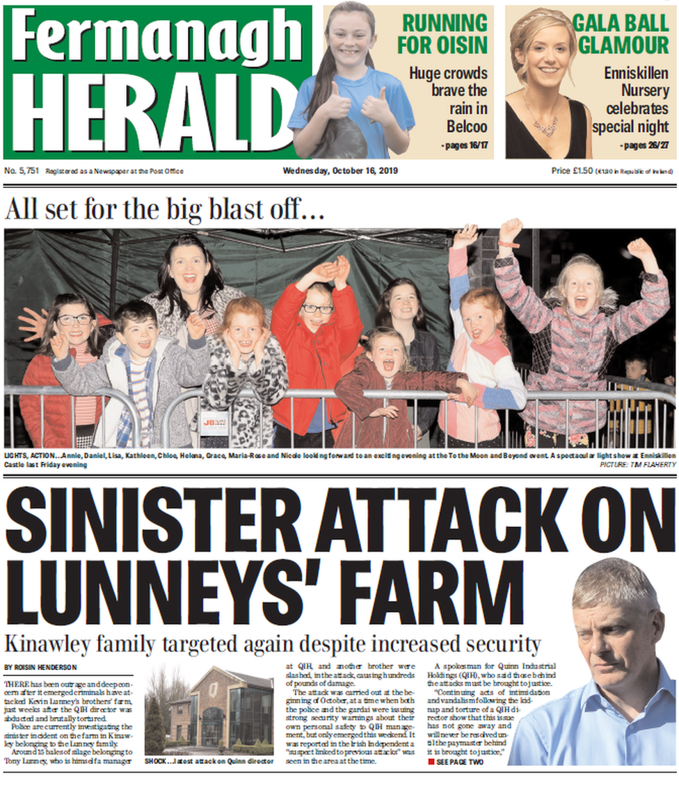 NI weekly papers: Born in a bubble and a little Merlin magic - BBC News
