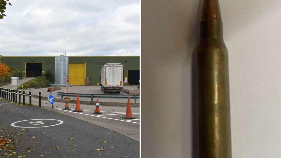 Discarded bullet explodes at Hull metal recycling plant - BBC News