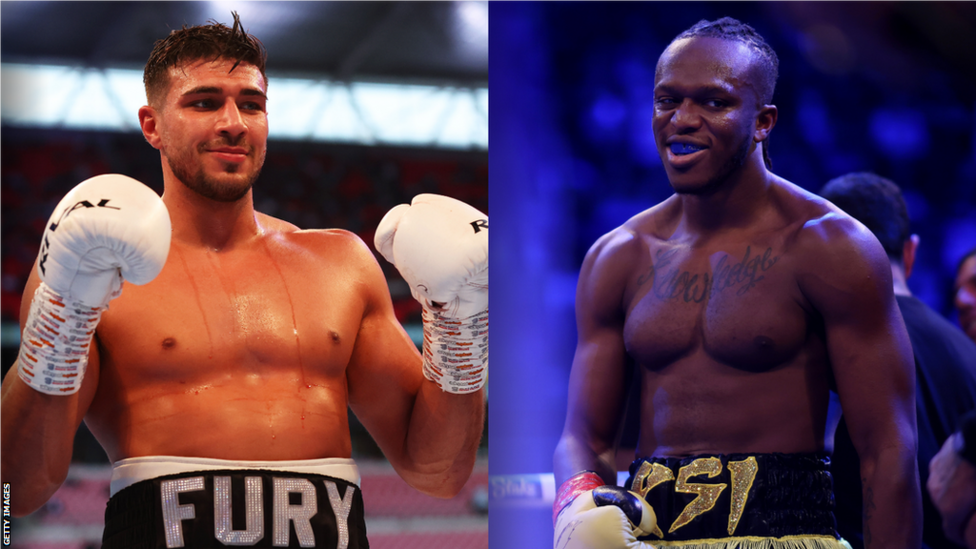 Tommy Fury v KSI: Boxer to face off against YouTuber in Manchester in ...