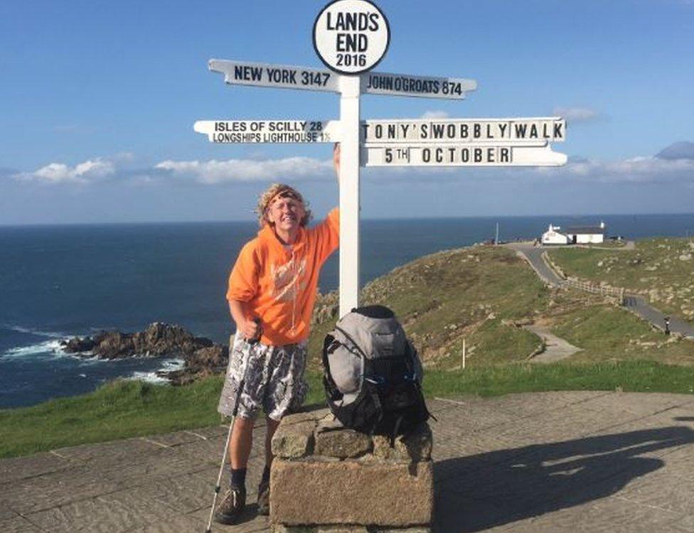 Multiple sclerosis walker John O'Groats to Land's End trek completed ...