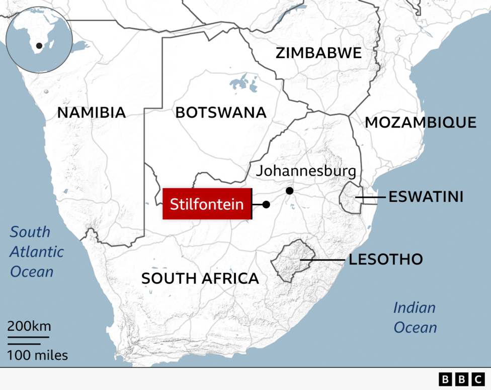 South Africa's Stilfontein mine: The blockaded shaft where dozens died ...